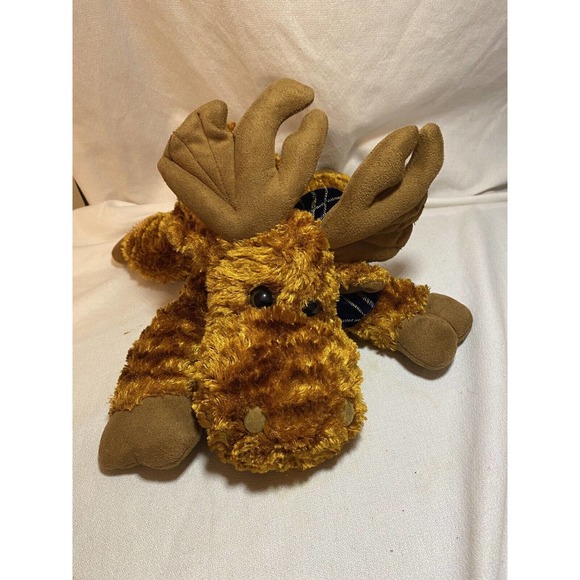 Dan Dee | Toys | Dan Dee Moose Plush Brown Plaid Bow Tie Stuffed Animal ...